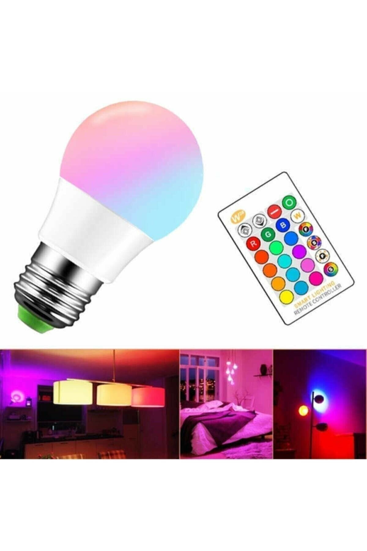 Toptan 9 W Kumandalı Rgb White Led Ampül, 9 W Kumandalı Rgb White Led ...